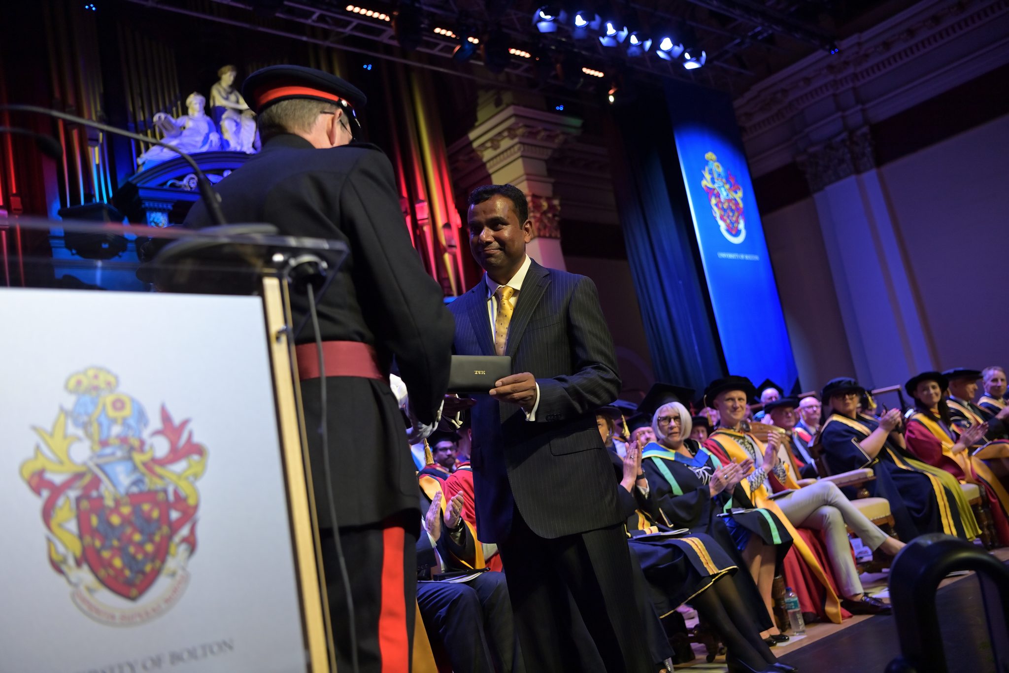 University of Bolton Graduation ceremony 22. Presentation of honorary ...